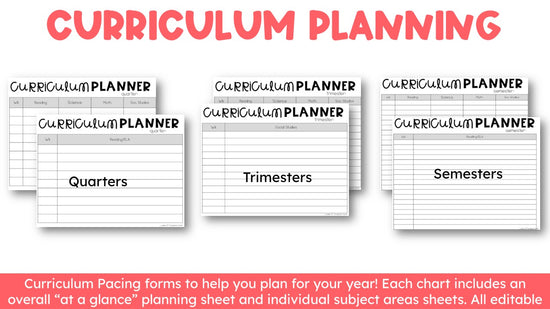 Back to School Forms and Checklists Printables and Editable – The ...