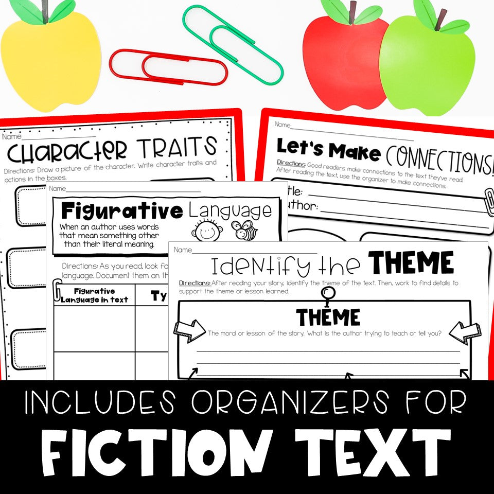 Reading Graphic Organizers for Reading Comprehension – The Applicious ...