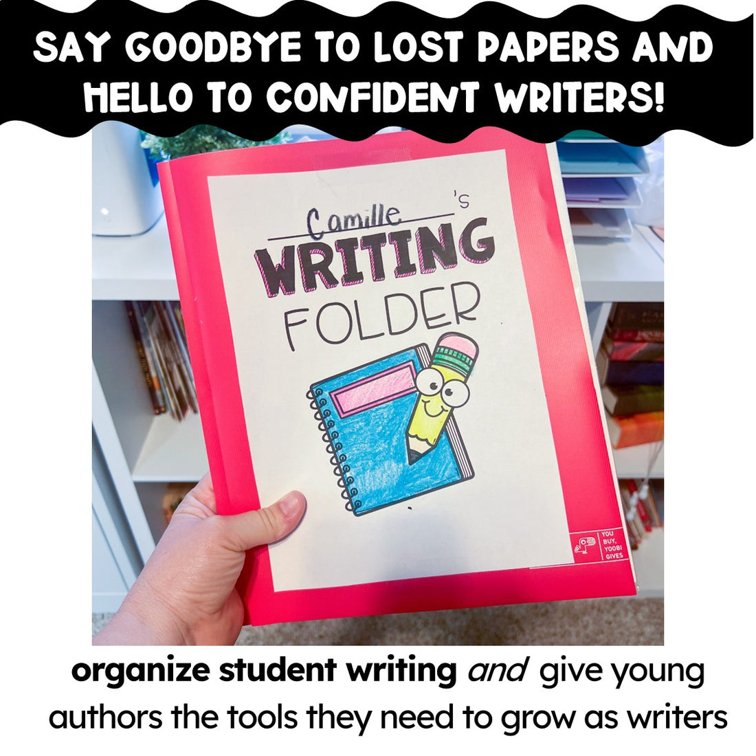 Writing Folder for Student – The Applicious Teacher Resource Store