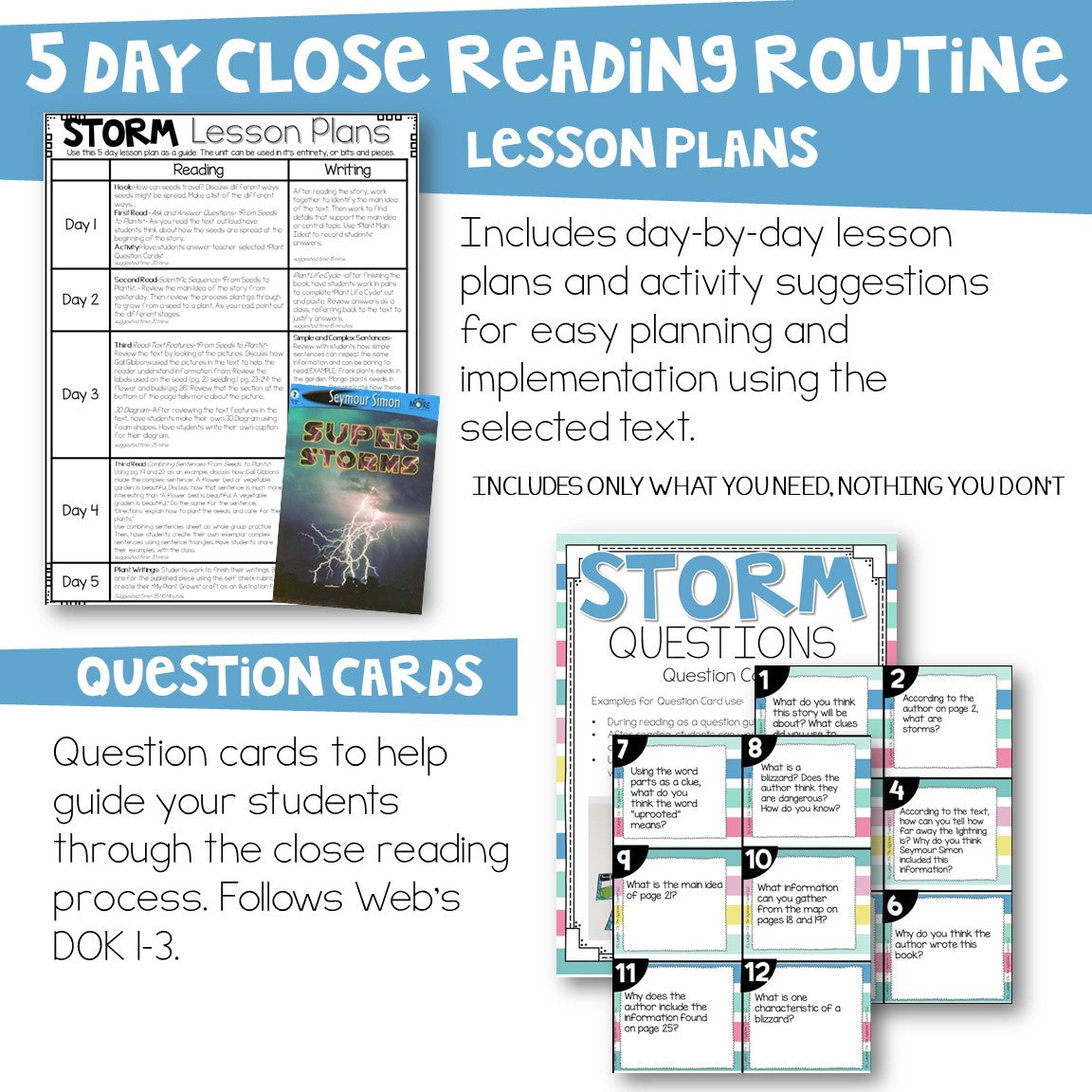 Close Reading Activities – The Applicious Teacher Resource Store