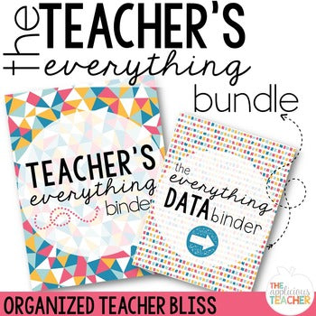 Teacher Everything Binder Bundle – The Applicious Teacher Resource Store
