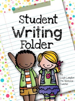 Writing Folder for Student – The Applicious Teacher Resource Store